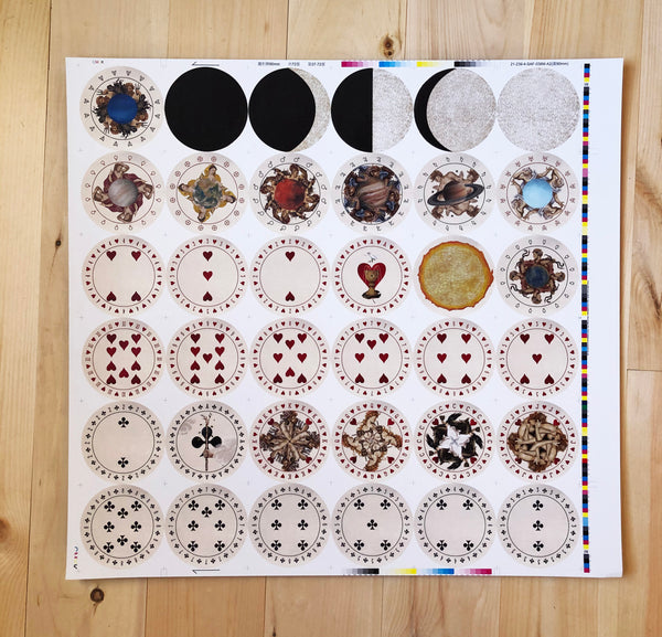 Circular Pagan Playing Cards / Limited Edition Uncut Set – uusi